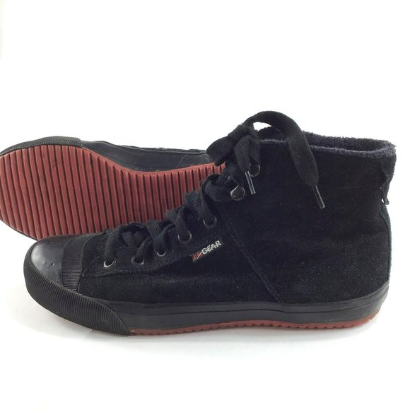 L.A. Gear | Shoes | Vintage La Gear Womens High Tops Black Lace Up 9s ...
